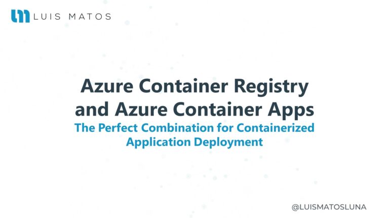 Azure Container Registry and Azure Container Apps