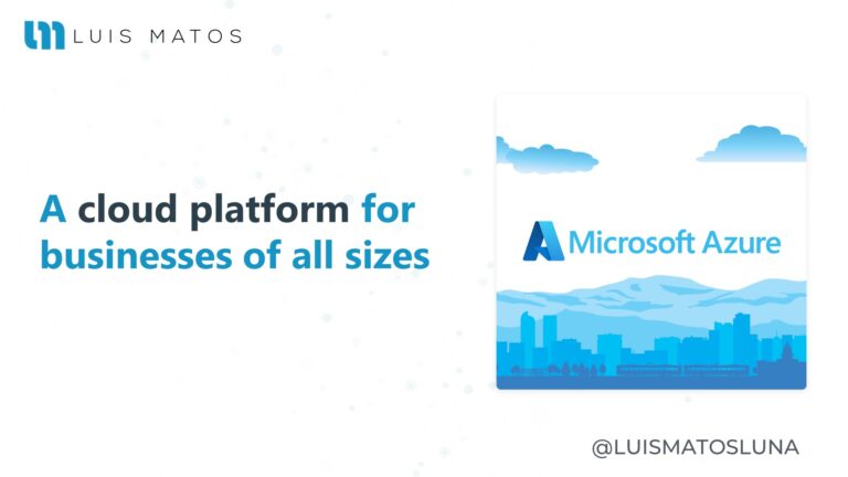 Azure: the cloud platform that is changing the world - Luis Matos
